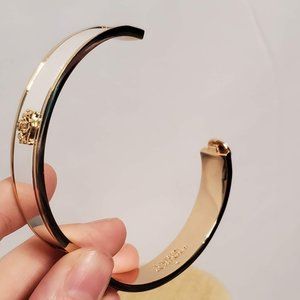 Lauren Ralph Lauren | Jewelry | Nwot Lauren By Ralph Lauren Twotone Plate Metal Crest Bangle ...